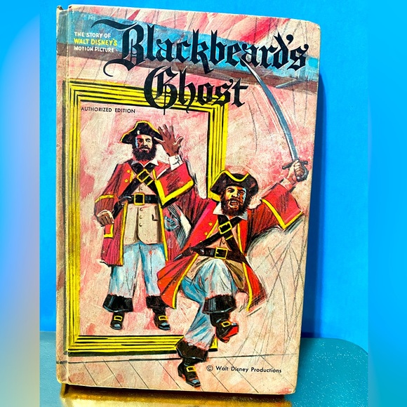 Disney | Toys | Walt Disneys Vtg 968 Blackbeards Ghost Hardcover Book ...